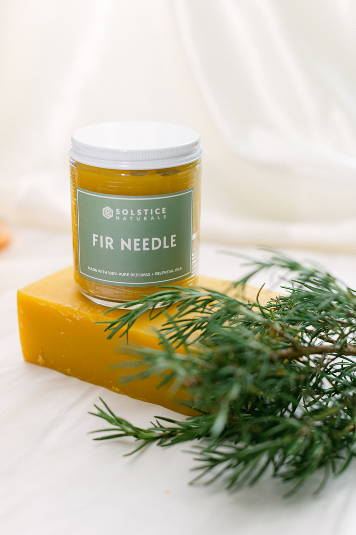 Solstice Naturals - 100% Beeswax + Essential Oil Candles