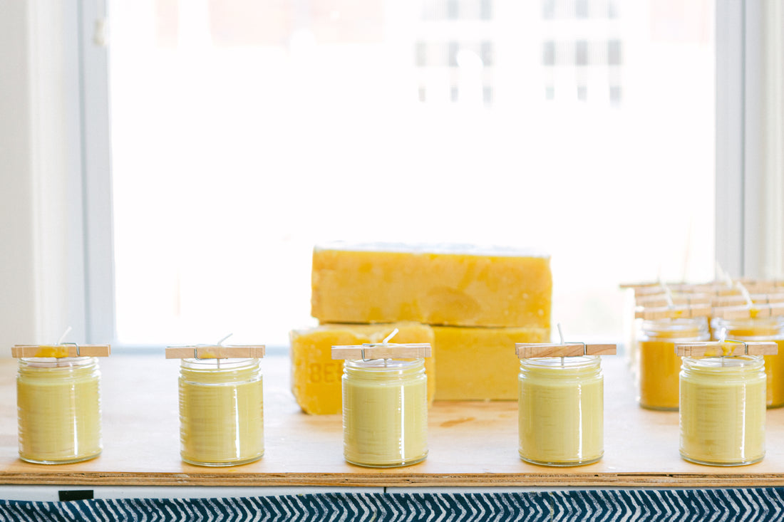 Solstice Naturals - 100% Beeswax + Essential Oil Candles